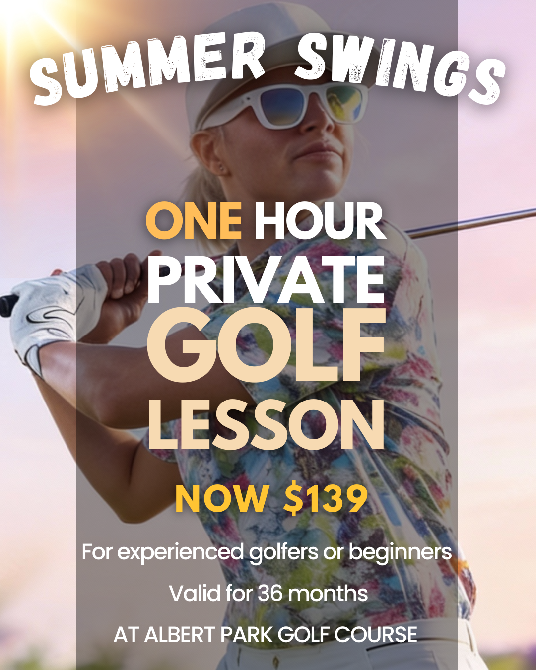 Summer Swings Special 1 Hour Private Golf Lesson – Golfsapp